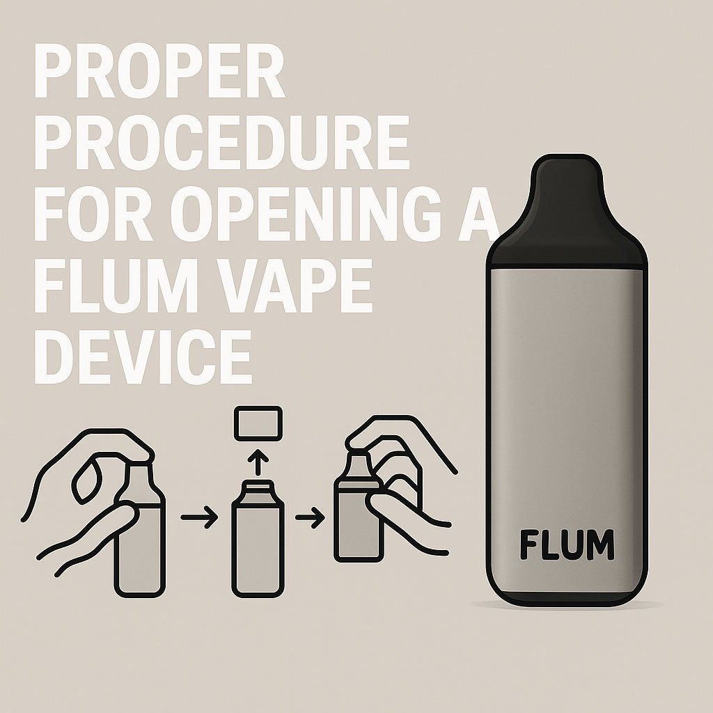 Proper Procedure for Opening a Flum Vape Device – Apolloecigs.com