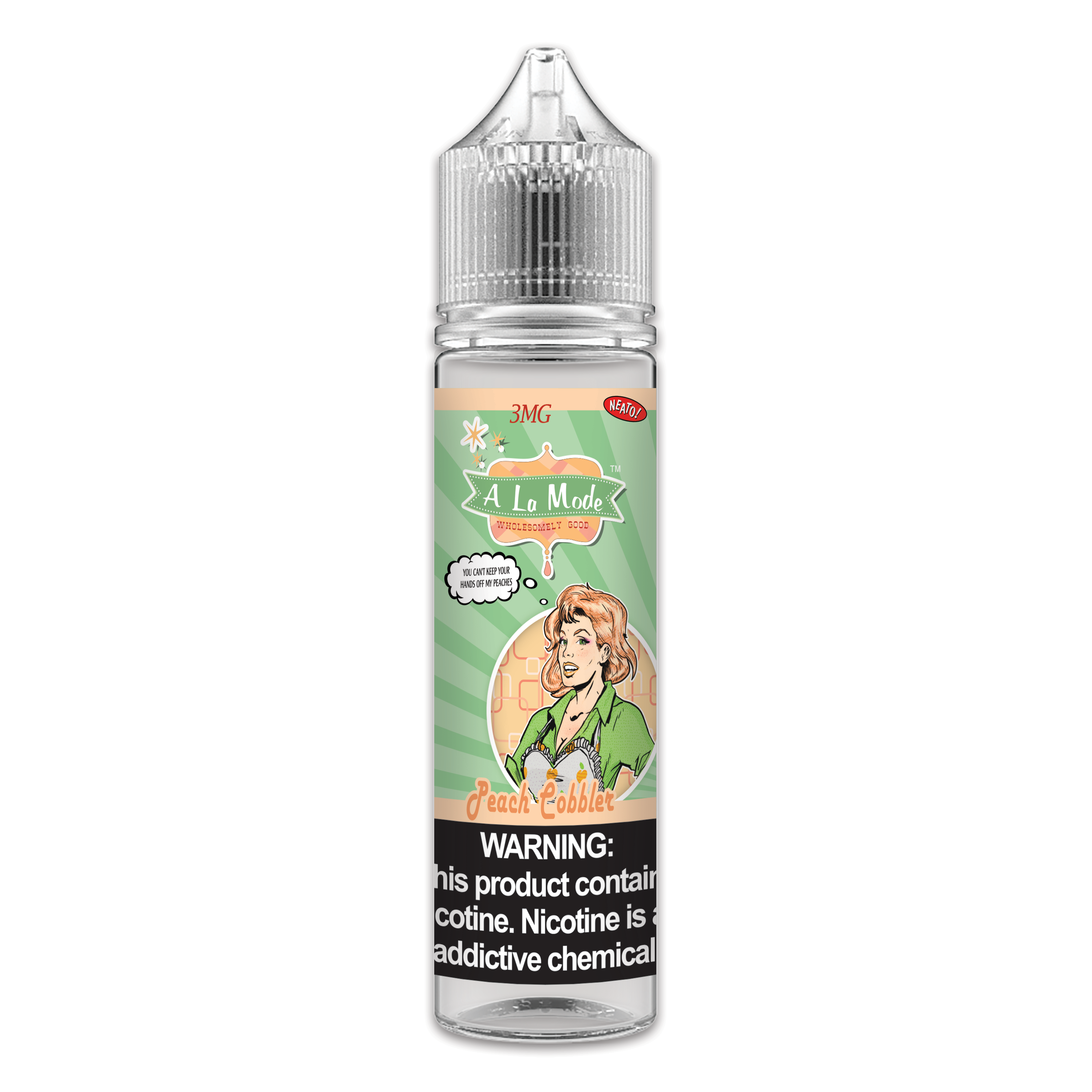 A La Mode Peach Cobbler Max VG 60mL E-Liquid – Apolloecigs.com