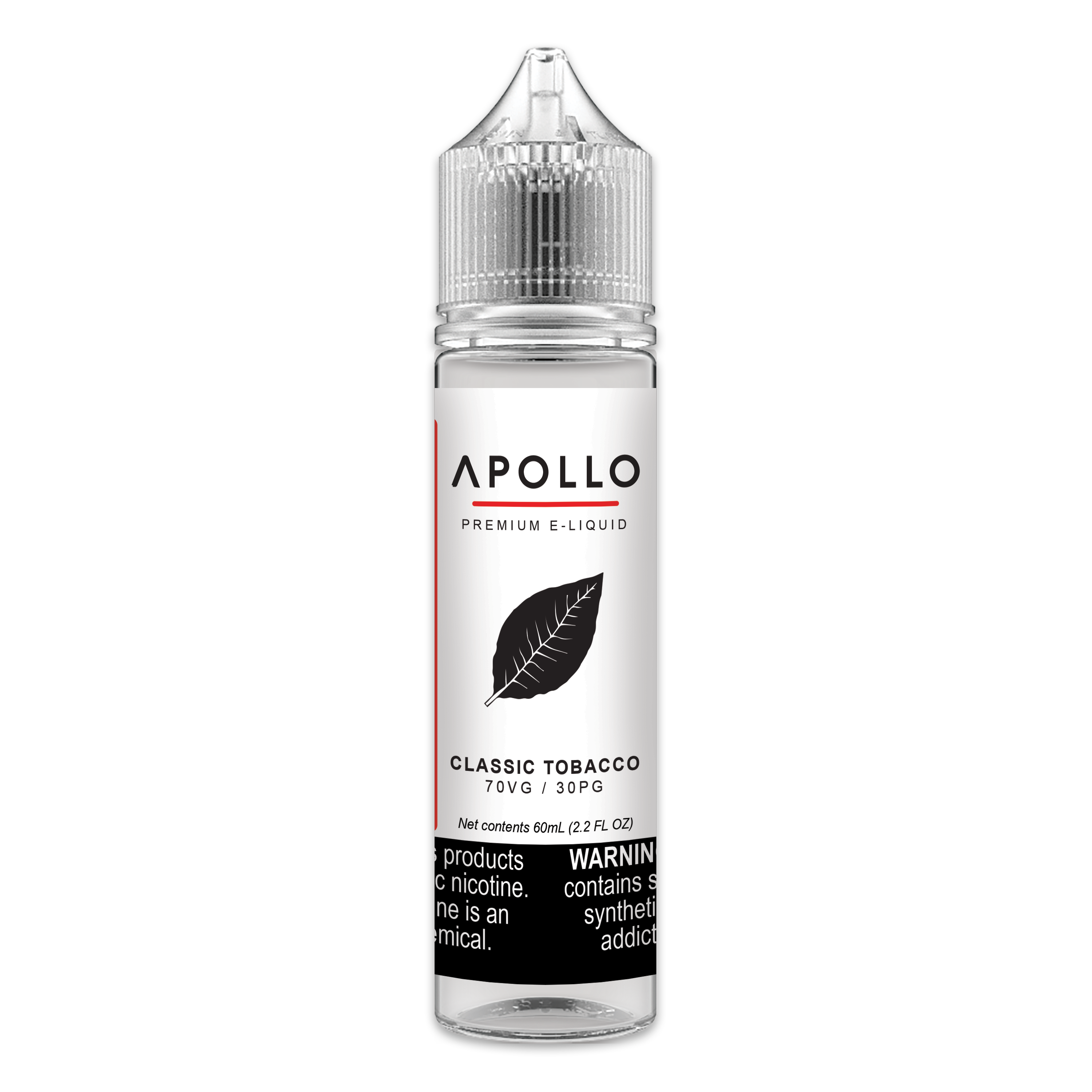Apollo Classic Tobacco MAX VG 60mL E-Liquid – Apolloecigs.com