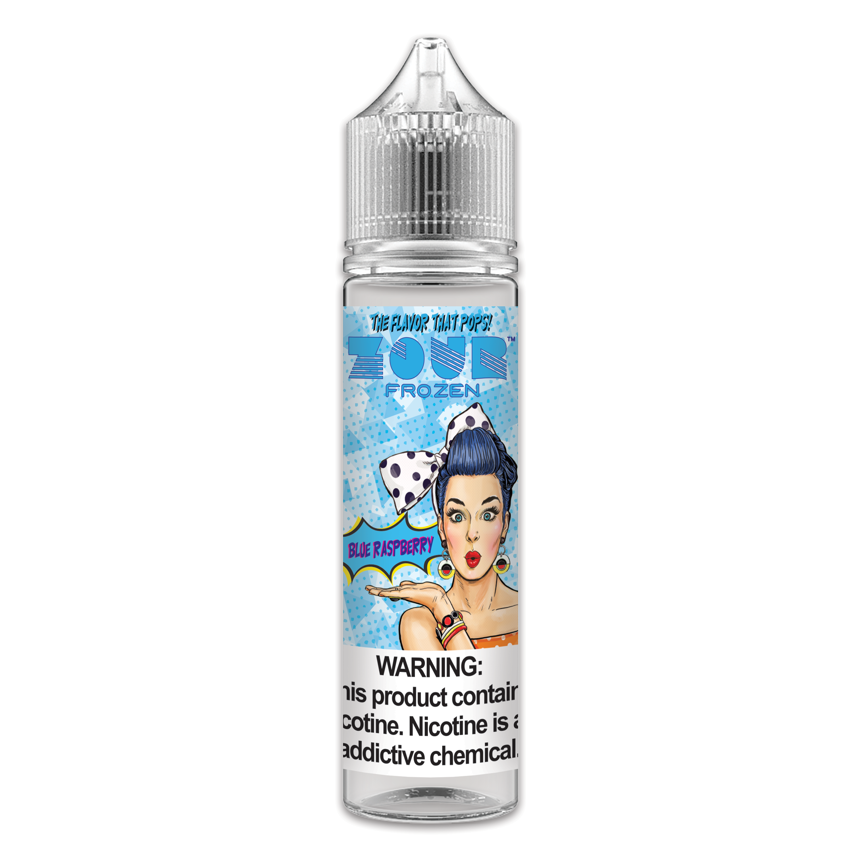 Zour FROZEN Blue Raspberry Max VG E-Liquid – Apolloecigs.com